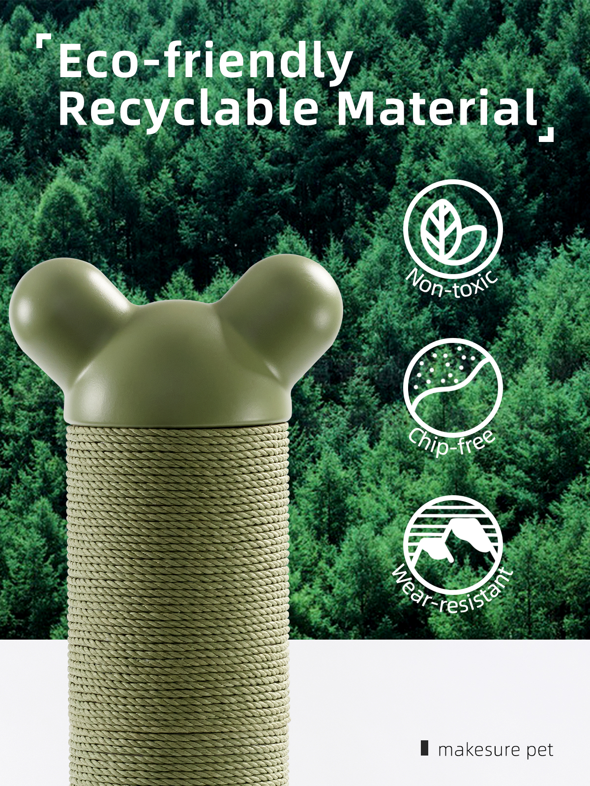 Makesure Nino Cat Scratching Pole - Pet Barn